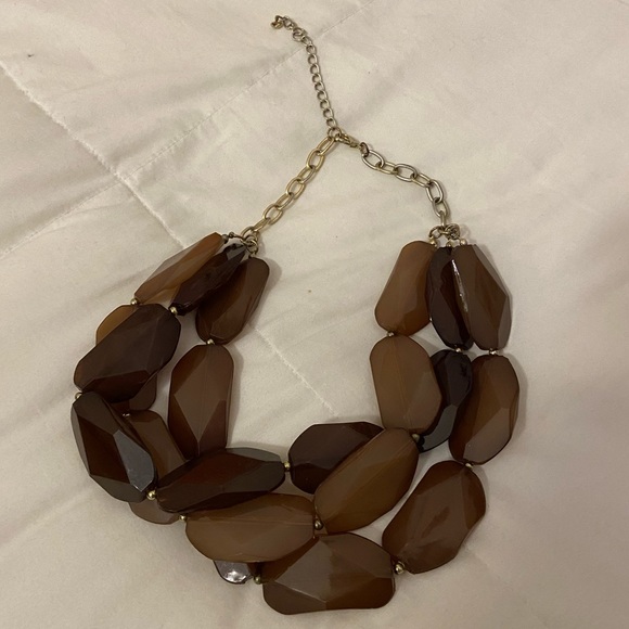 Jewelry | Beaded Statement Gold Necklace | Poshmark